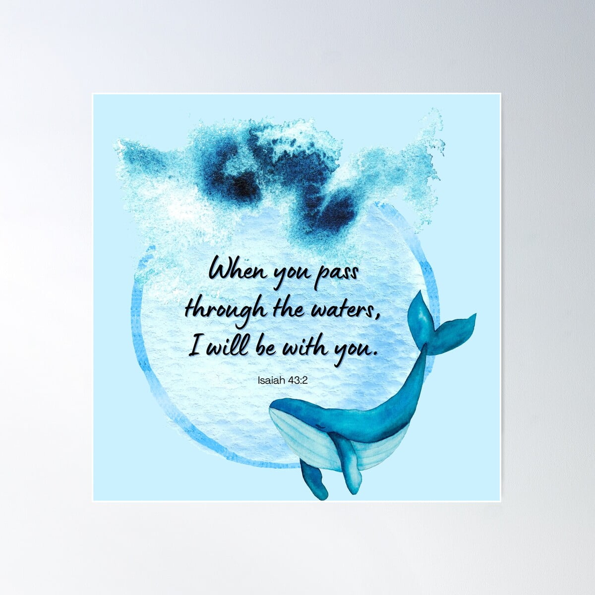 Old Testament Verse - When You Pass Through The Waters I Will Be With ...