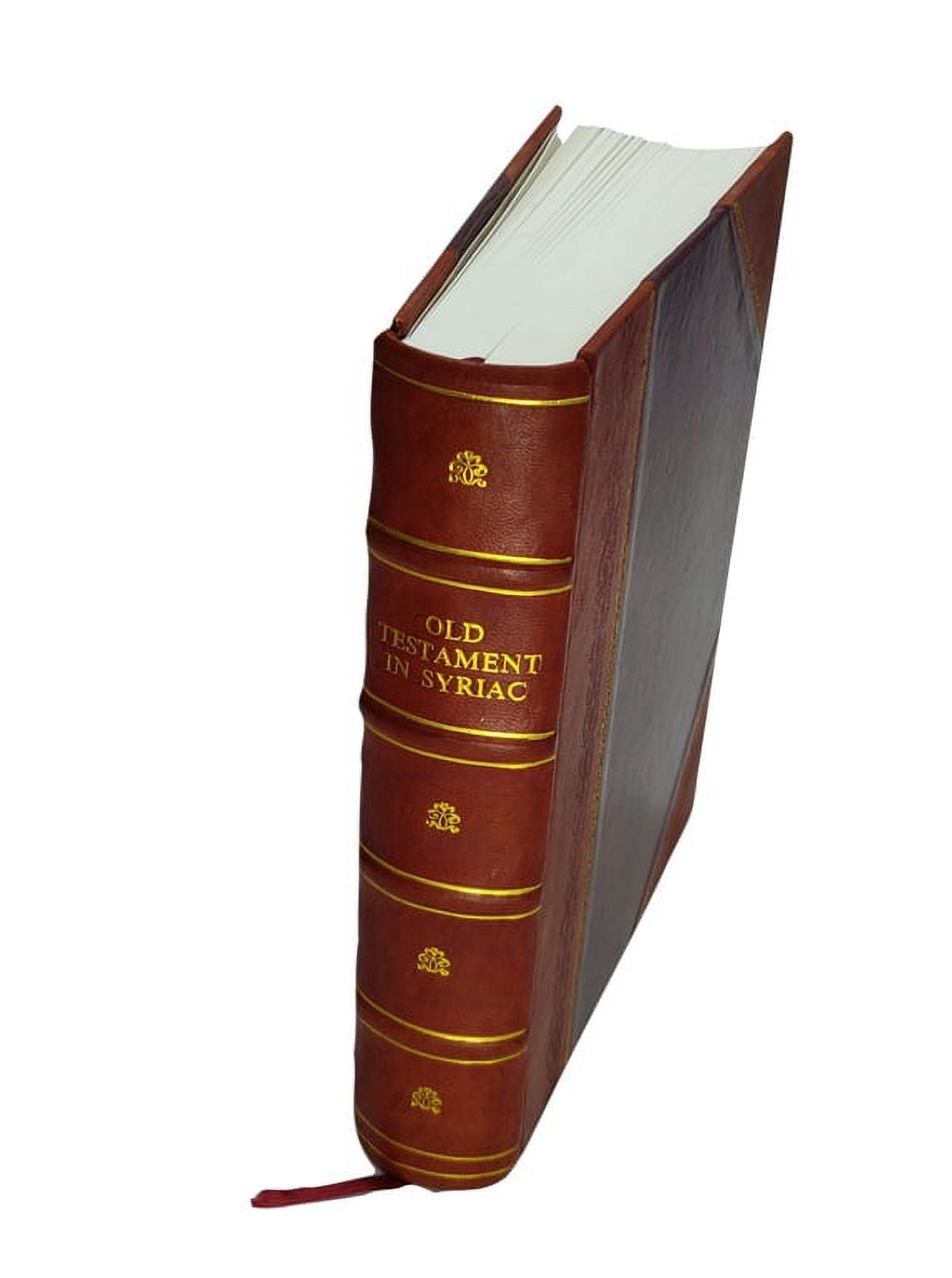 [Old Testament in Syriac] 1913 [Leather Bound] - Walmart.com