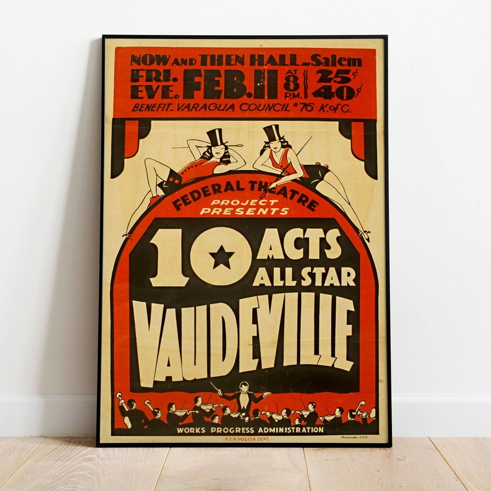 Old Theatre Poster, Vintage Poster, Musical Poster, Printable Art ...