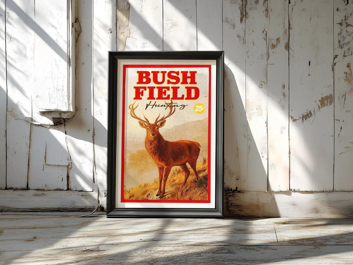 Old Time Hunting Print Gift For Hunter Retro Hunting Art Poster Vintage ...
