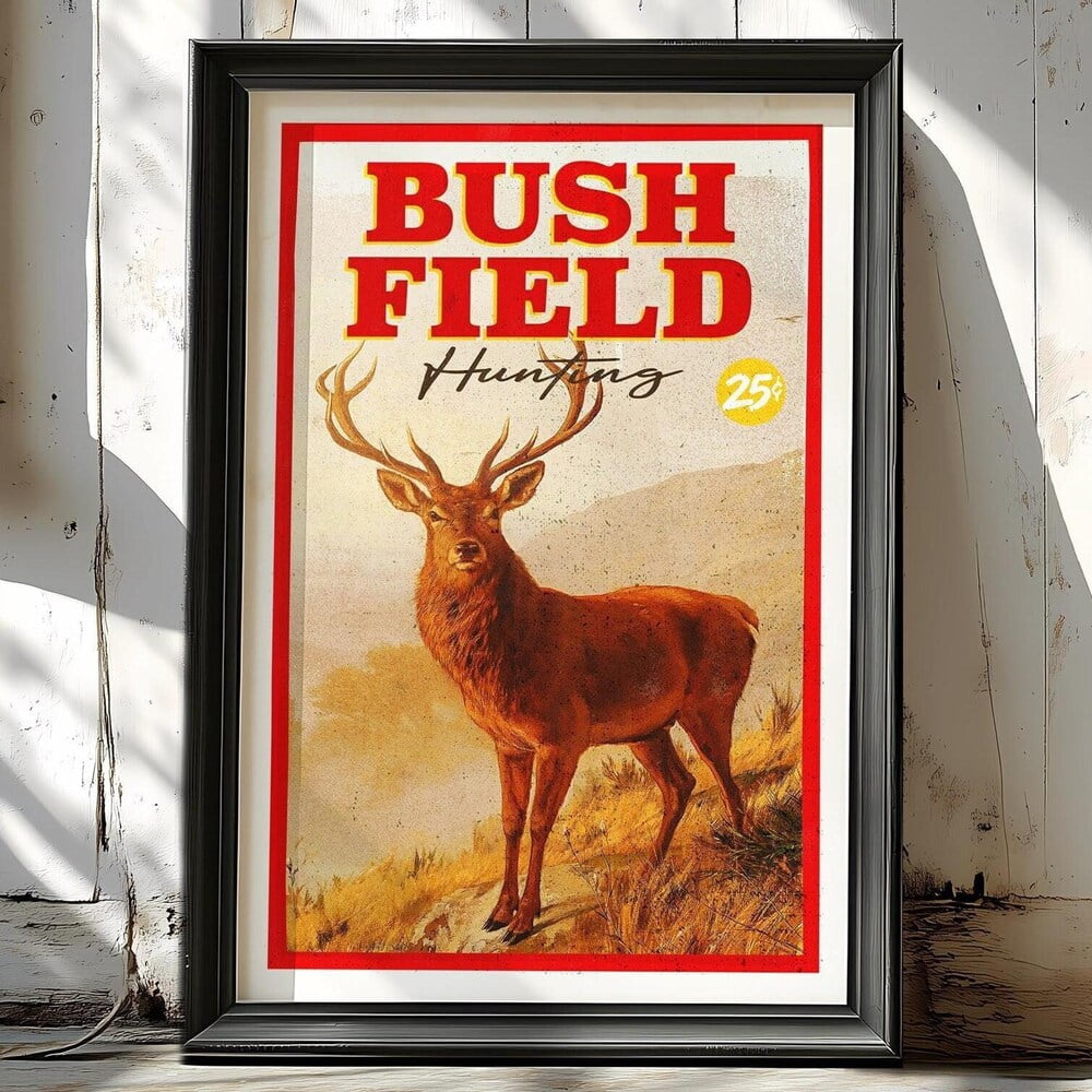 Old Time Hunting Print Gift For Hunter Retro Hunting Art Poster Vintage ...