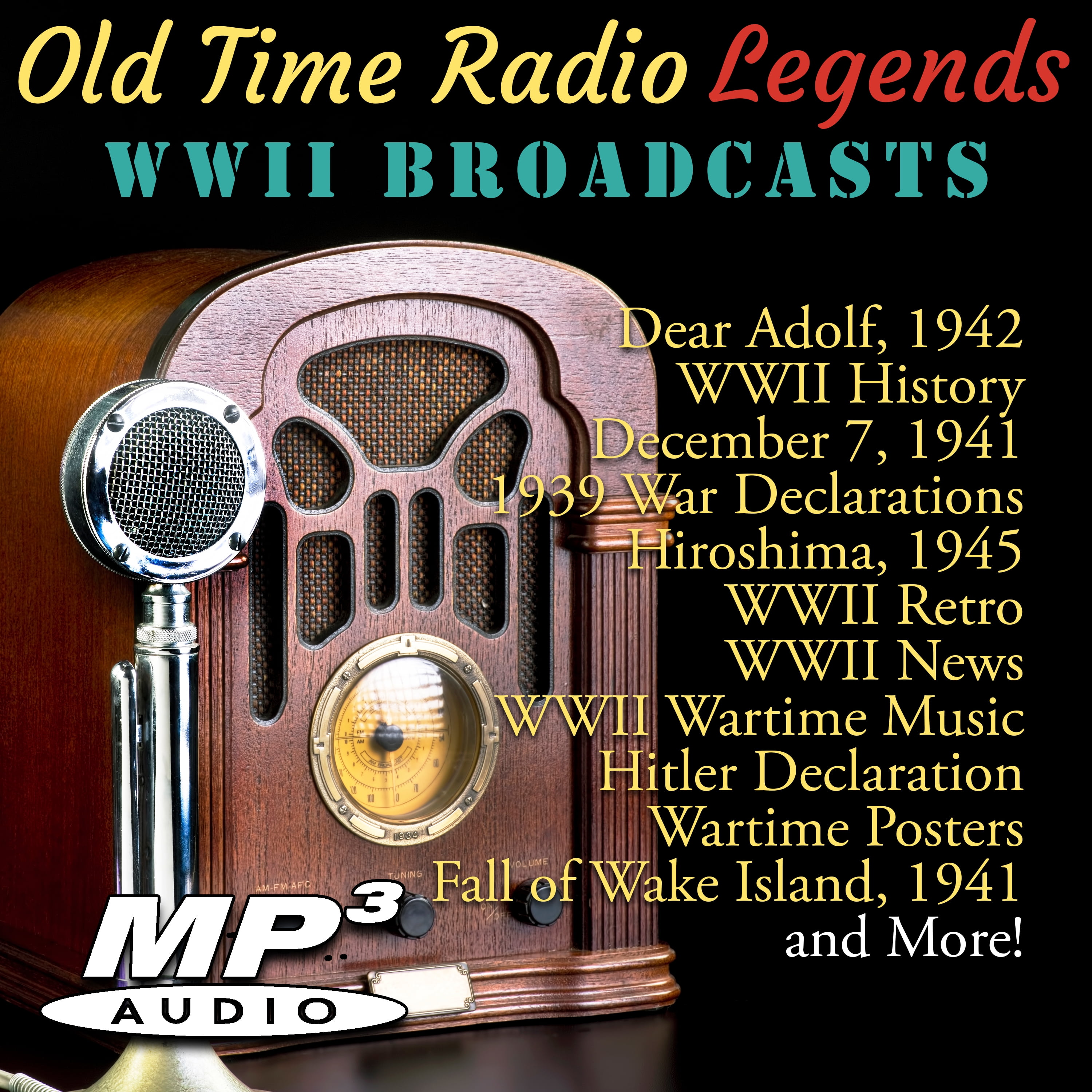 Old Time Radio Legends WWII Broadcasts Over 600 Shows on USB Flash ...