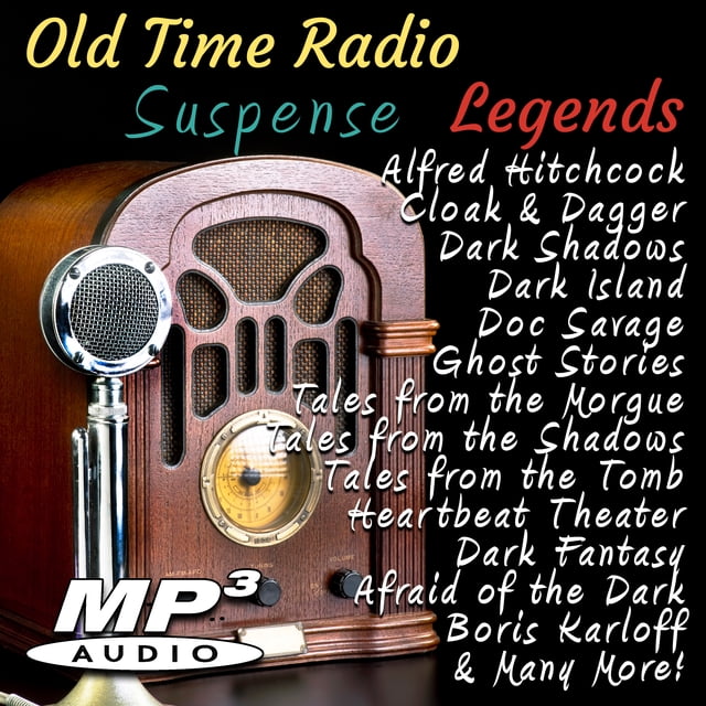 Old Time Radio Suspense Legends _ Over 2,000 Shows - Walmart Business ...