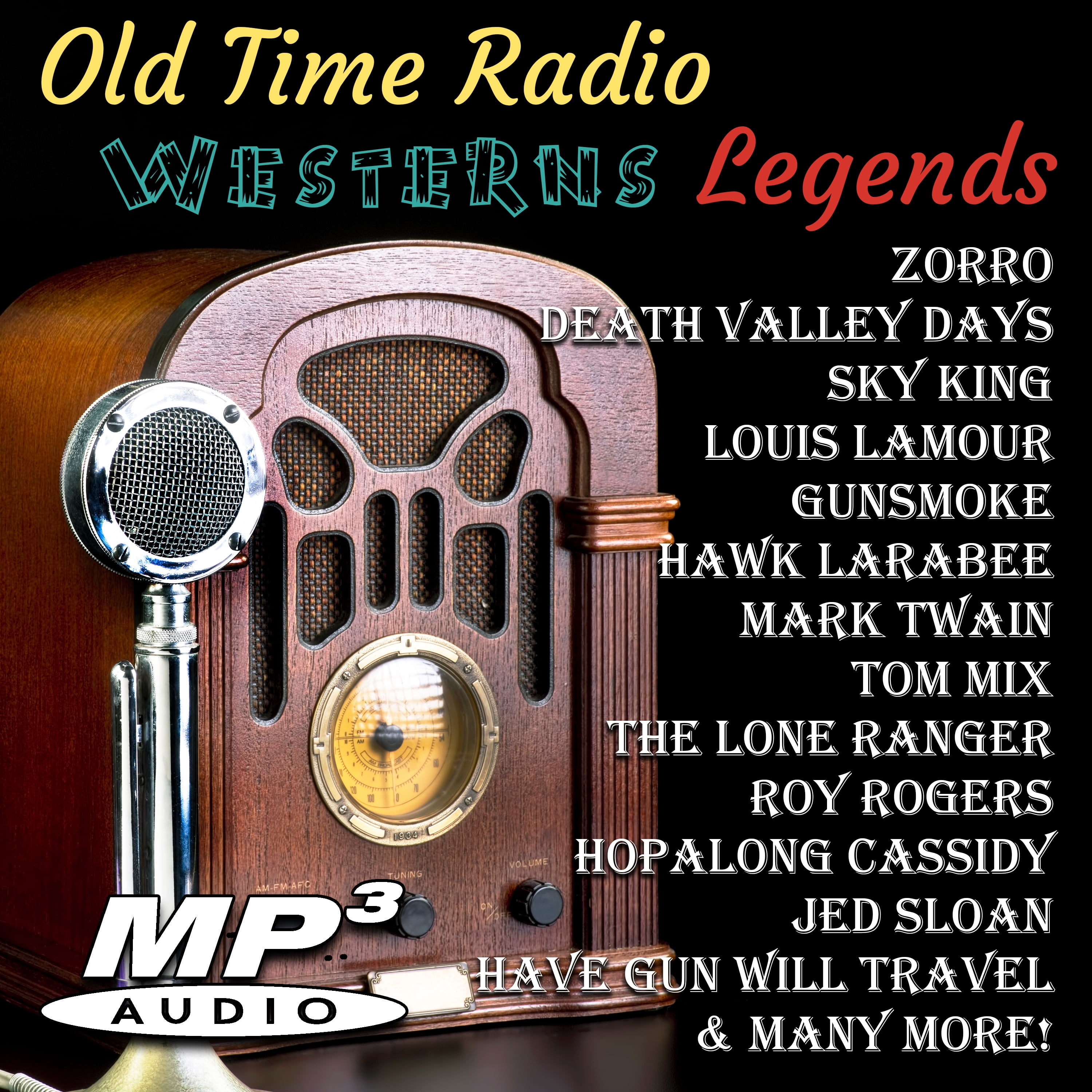 Old Time Radio Westerns Legends _ Over 4,000 Shows - Walmart.com