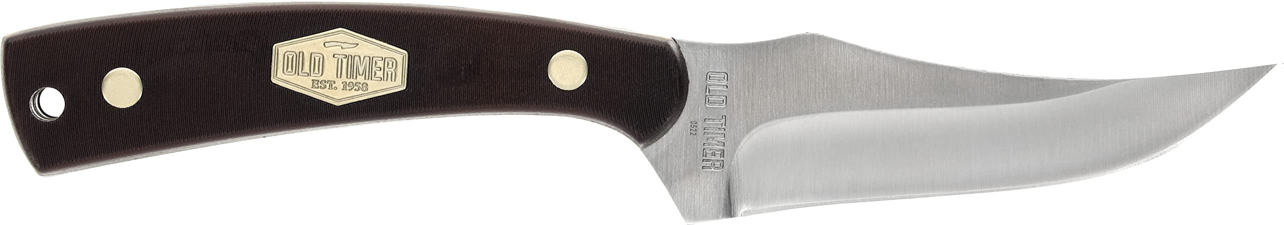 Old Timer 152OTLCP Large Sharpfinger 8.6in S.S. Full Tang Fixed Blade Knife with 4in Clip Point ...