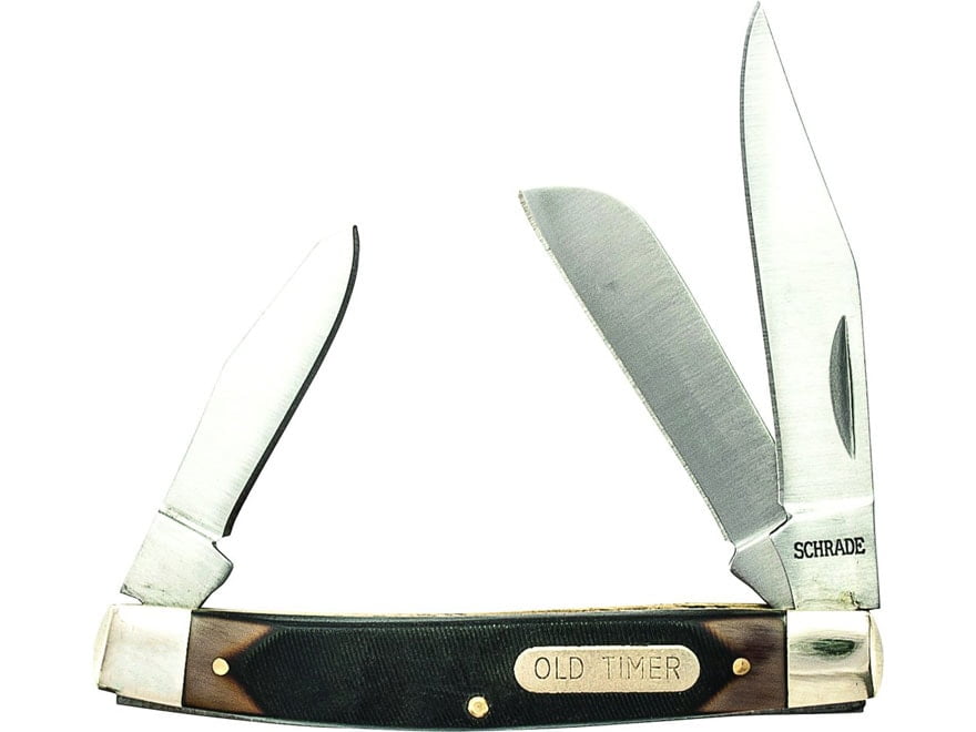 Old Timer Middleman Pocket Knife Clip, Sheepsfoot and Pen 7CR17 High ...