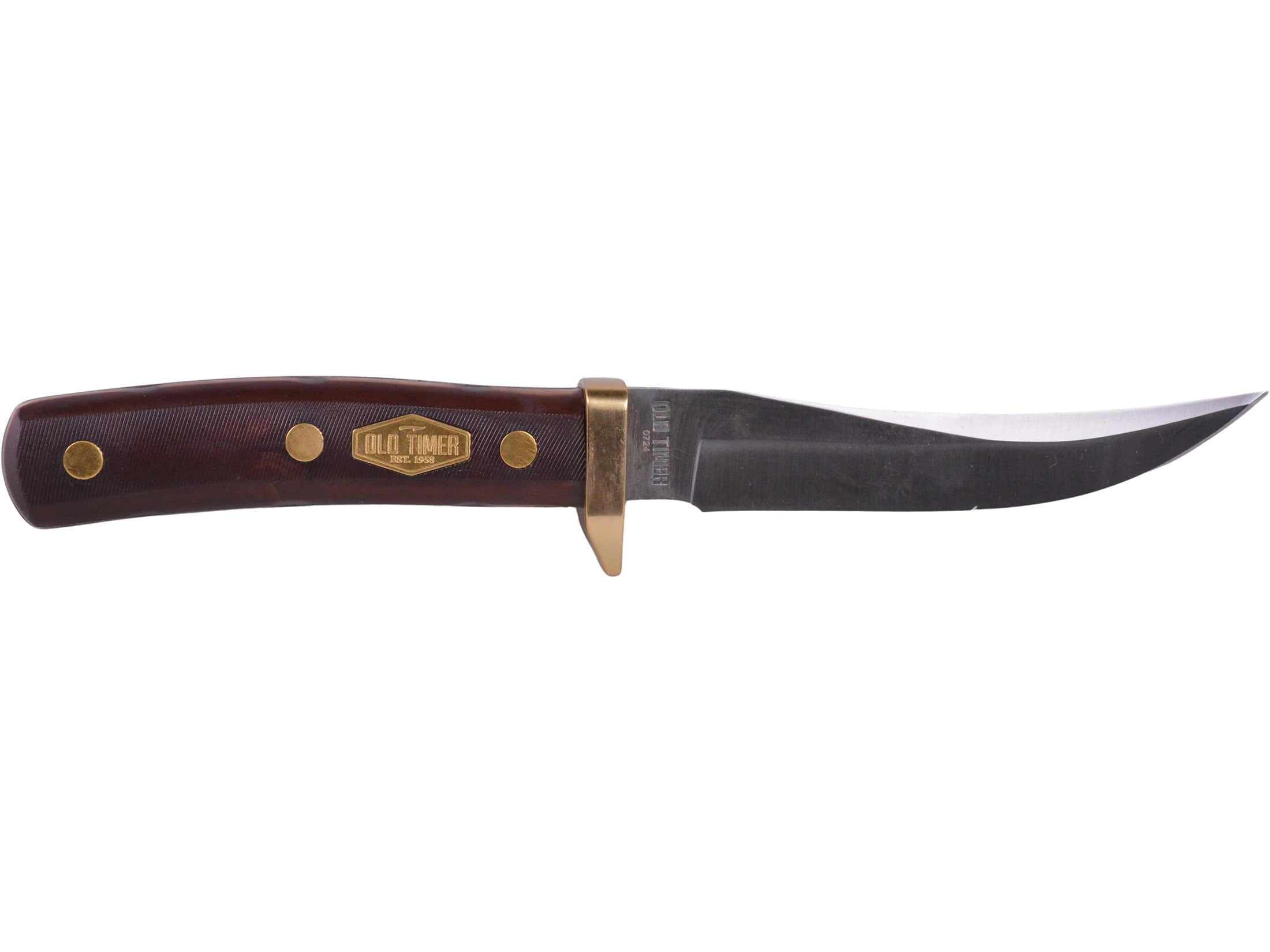 Old Timer Mountain Lion Fixed Blade Knife 5" Clip Point 7Cr17MoV ...