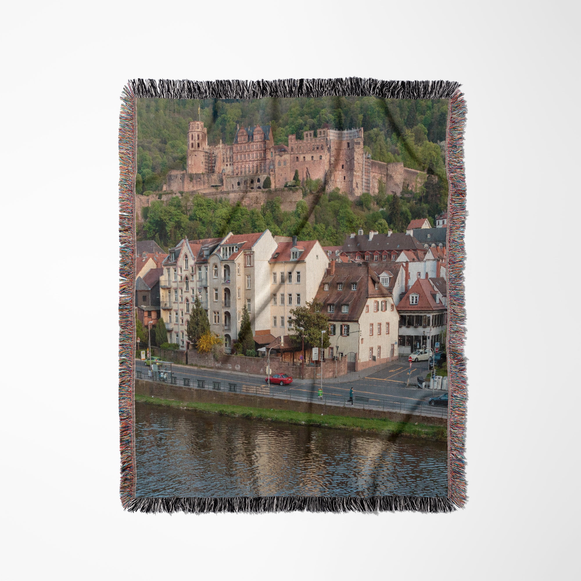Old Town. City Center. Heidelberg, Germany., Woven Blanket - Walmart.com