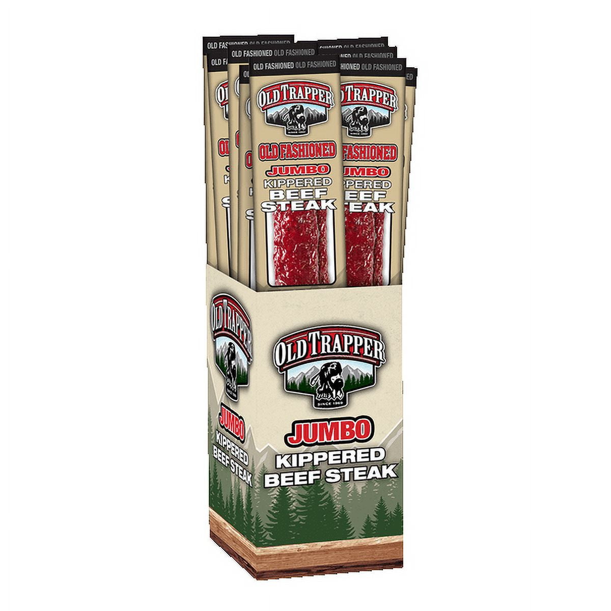 Old Trapper 9034269 2 oz Kippered Old Fashioned Beef Steak - Bagged ...