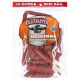 Old Trapper Beef Sticks 15oz Resealable Bag Deli-Style Smoked Meat ...