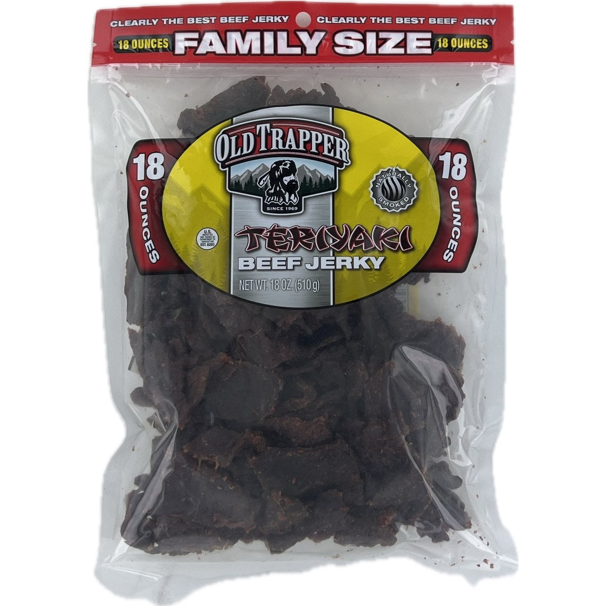 Old Trapper Teriyaki Beef Jerky, 18 Ounce - Walmart.com