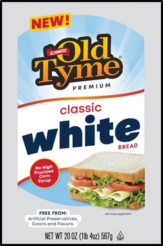 Old Tyme Classic White Bread 20 oz - Walmart.com
