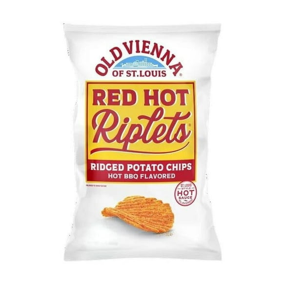 Red Chips Snacks Collection Featuring Hot and Flavored Potato Chips
