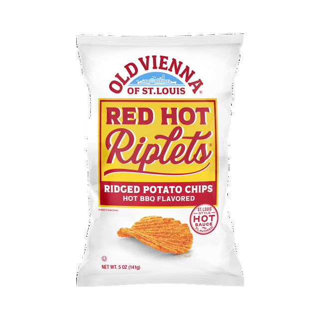 Old Vienna Riplets Red Hot Potato Chip, 5 Oz. - Walmart.com