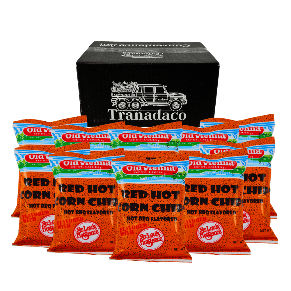 Old Vienna of St. Louis Red Hot Corn Chips 3.75oz Bags (10 Pack) Snack ...