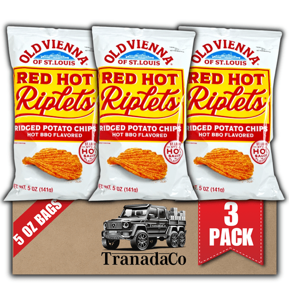 Red Chips Snacks Collection Featuring Hot and Flavored Potato Chips