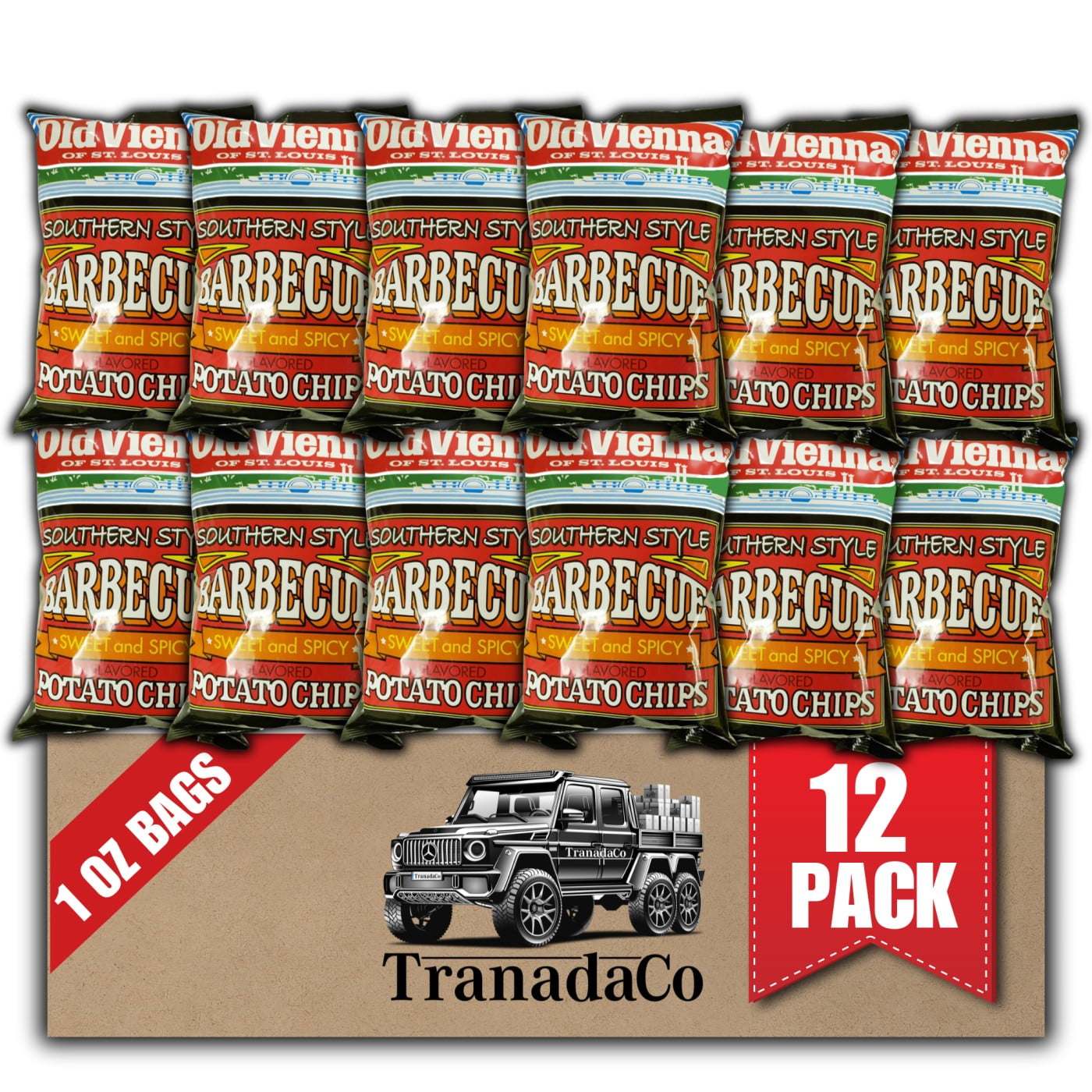 Old Vienna of St. Louis Southern Style Sweet and Spicy BBQ Chips 1oz ...