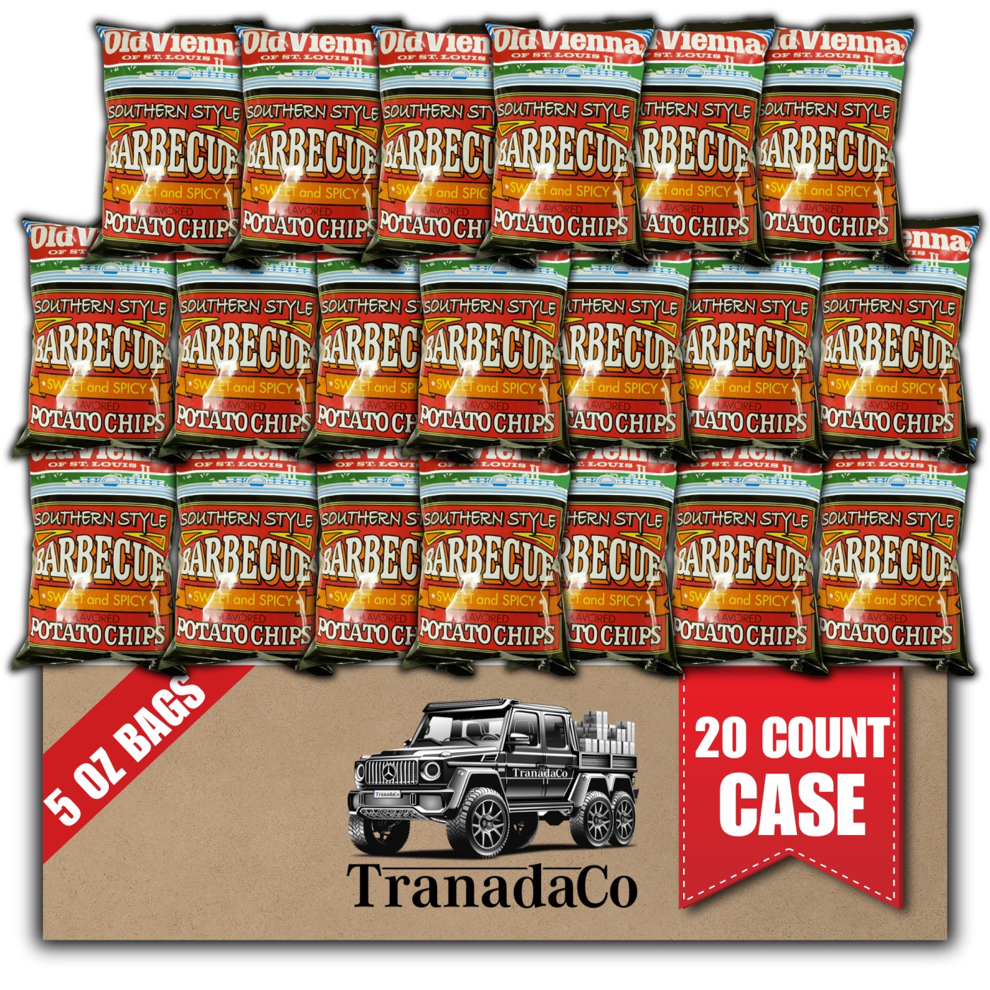 Old Vienna of St. Louis Southern Style Sweet and Spicy BBQ Chips 5oz ...