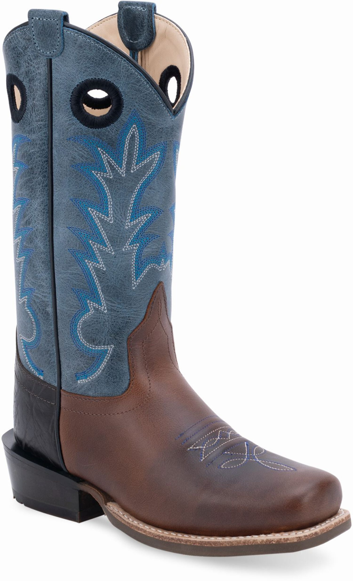 Old West Burnt Brown Foot with Printed Black Counter Milled Crunchy ...