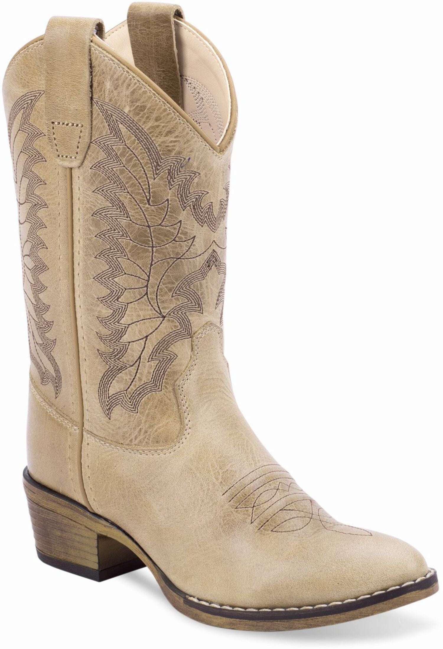 Old West Cactus Ivory Children's Western Boots - Walmart.com
