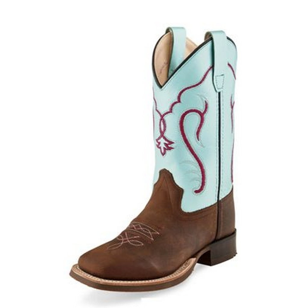 Old West Children's Broad Square Toe Boots - Walmart.com