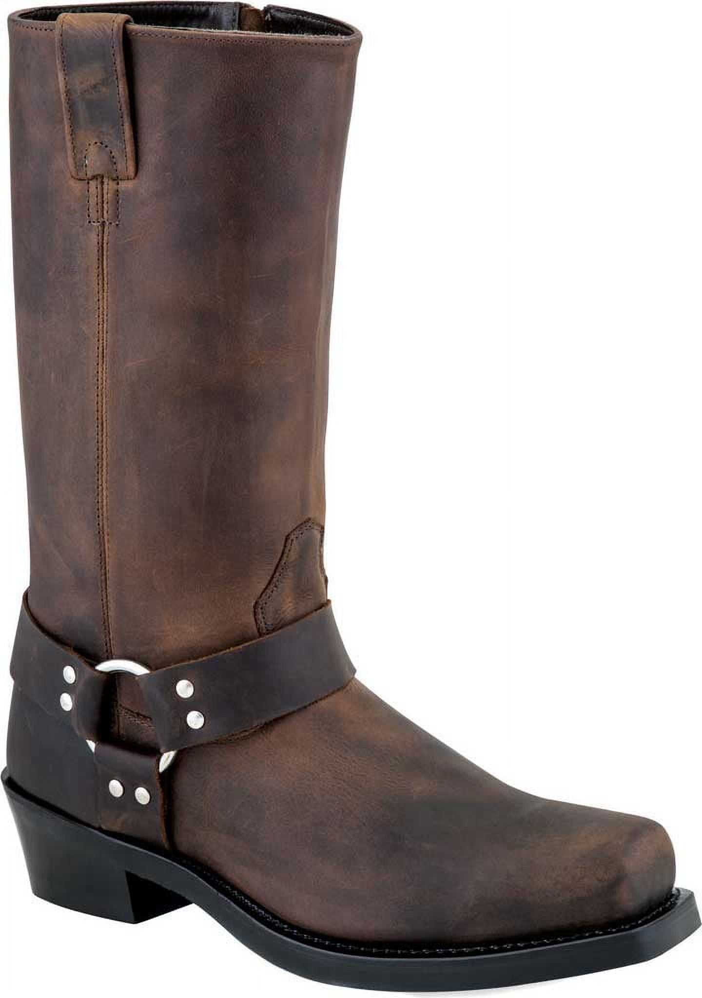 Old West Men's 12 Inch Square Toe Harness Boots - Walmart.com