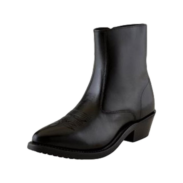 Old West Men's 7 Inch Narrow Round Toe Riding Ankle Boots - Walmart.com