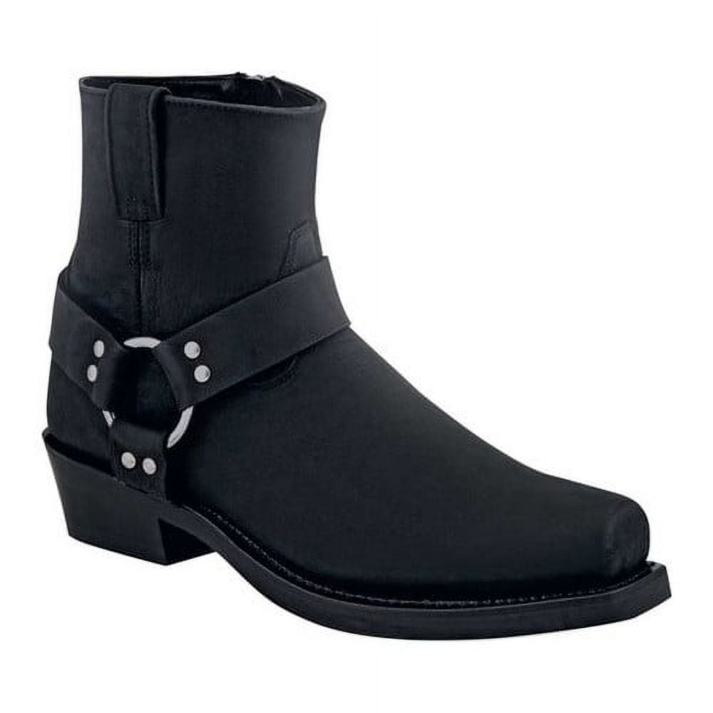 Old West Men's 7 Inch Square Toe Harness Boots - Walmart.com