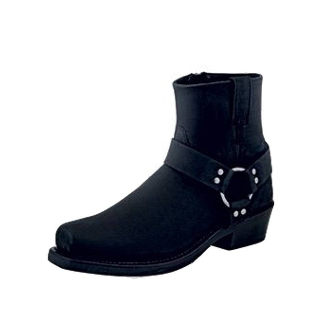 Old West Men's 7 Inch Square Toe Harness Boots - Walmart.com
