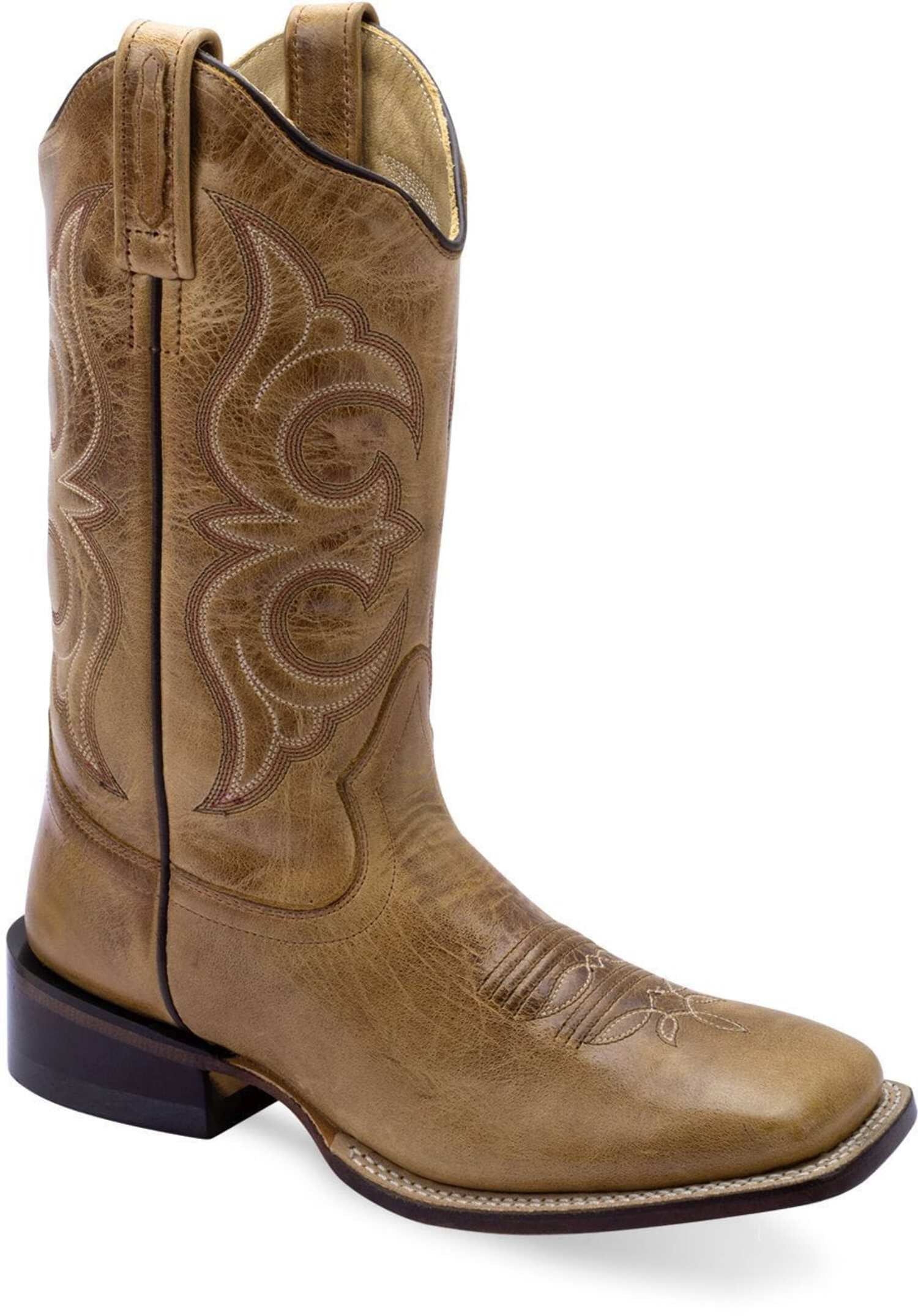 Old West Women's Cactus Western Boot Broad Square Toe - 18169 8 M US ...