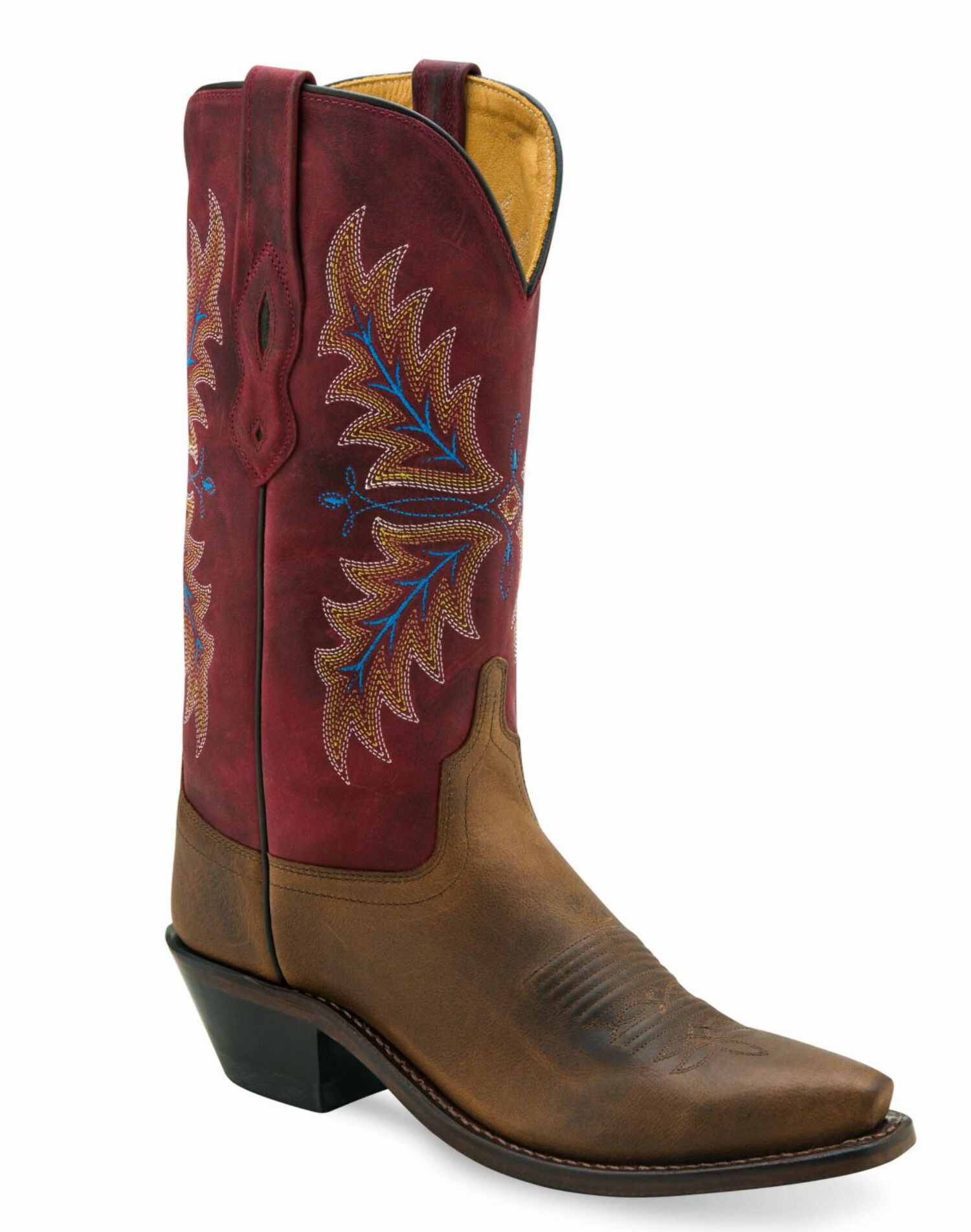Old West Women's Cloudy Western Boot Snip Toe - LF1611 7 1/2 M US ...