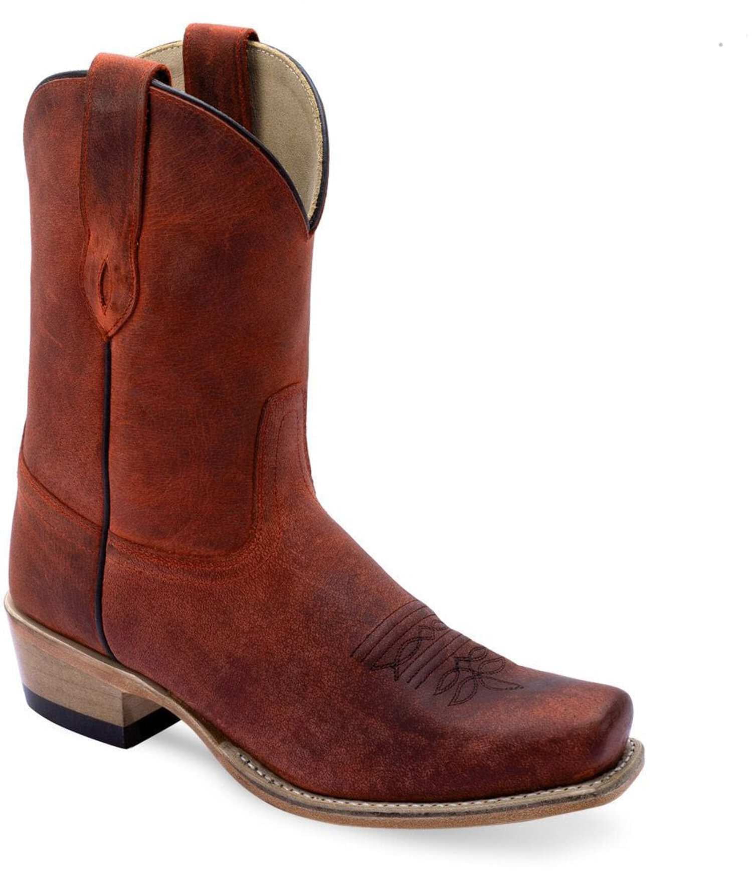 Old West Women's Short Western Boot Square Toe - 18146 5 M US - Walmart.com