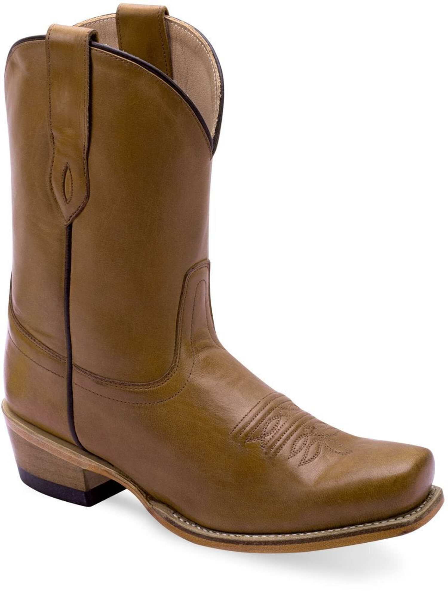 Old West Womens Western Tan Canyon Leather Cowboy Boots 8 M - Walmart.com