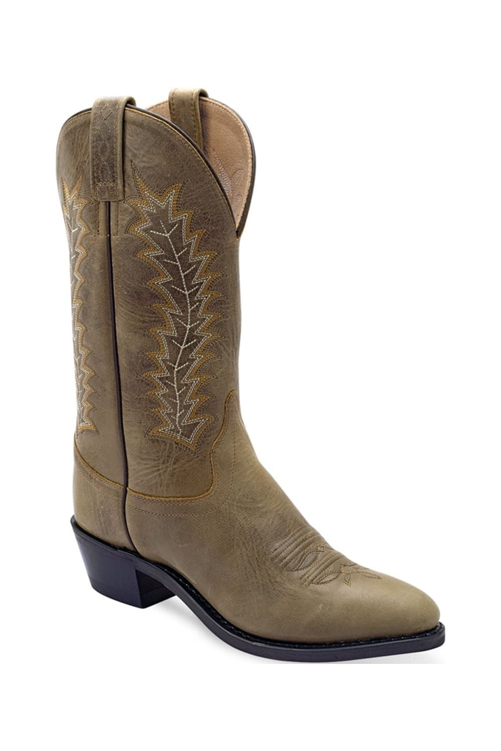 Old West Womens Western Tan Fry Leather Cowboy Boots 6.5 M - Walmart.com