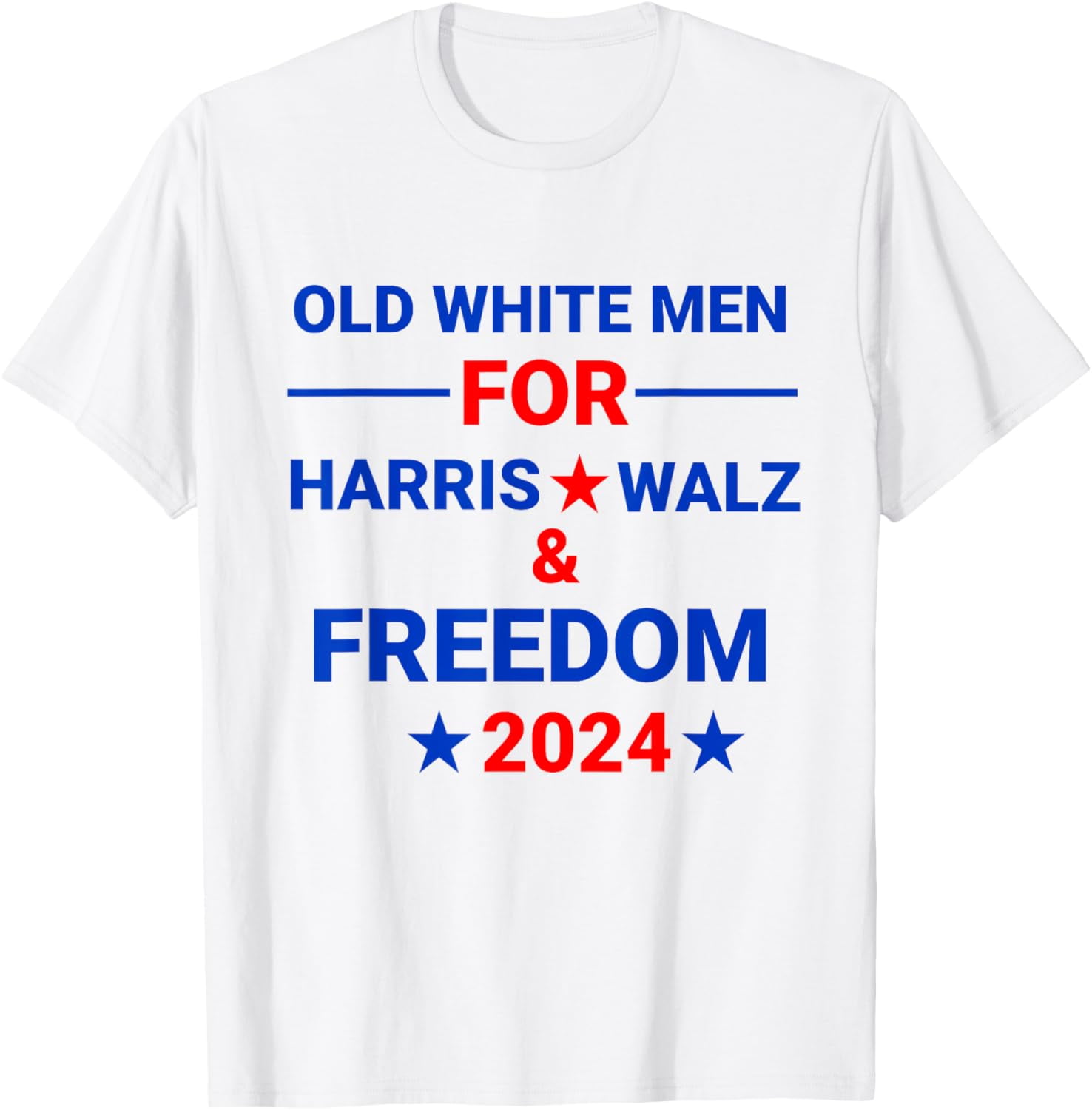 Old White Men For Harris And Freedom T-Shirt - Walmart.com
