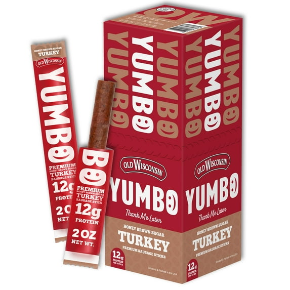 Old Wisconsin Yumbo Summer STF9 Sausage Snack Sticks, Ready to Eat ...