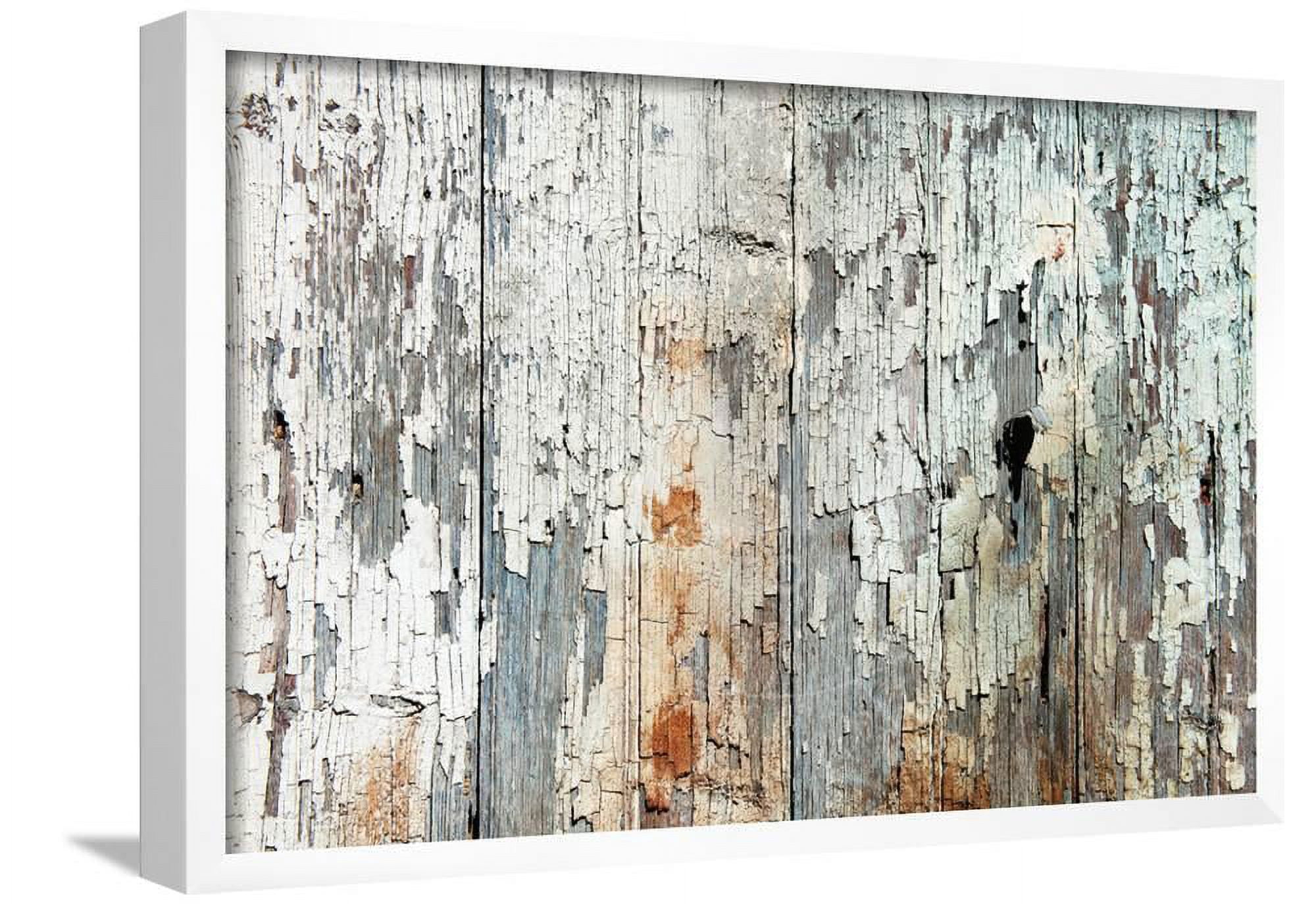 Old Wood Planks Background, Framed Art Print Wall Art by Tony Baggett ...