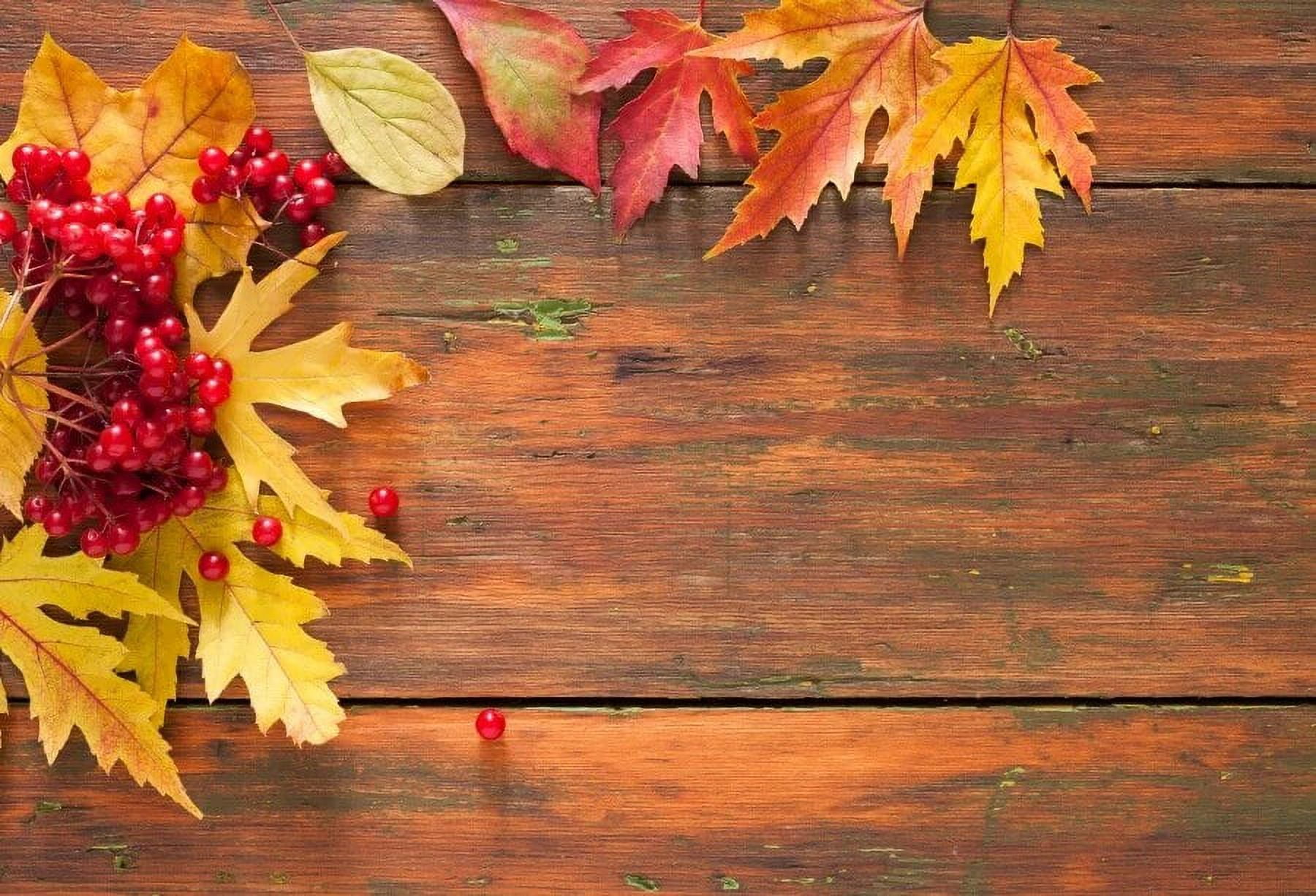 Old Wooden Board Maple Leaves Grunge Portrait Photography Backgrounds ...