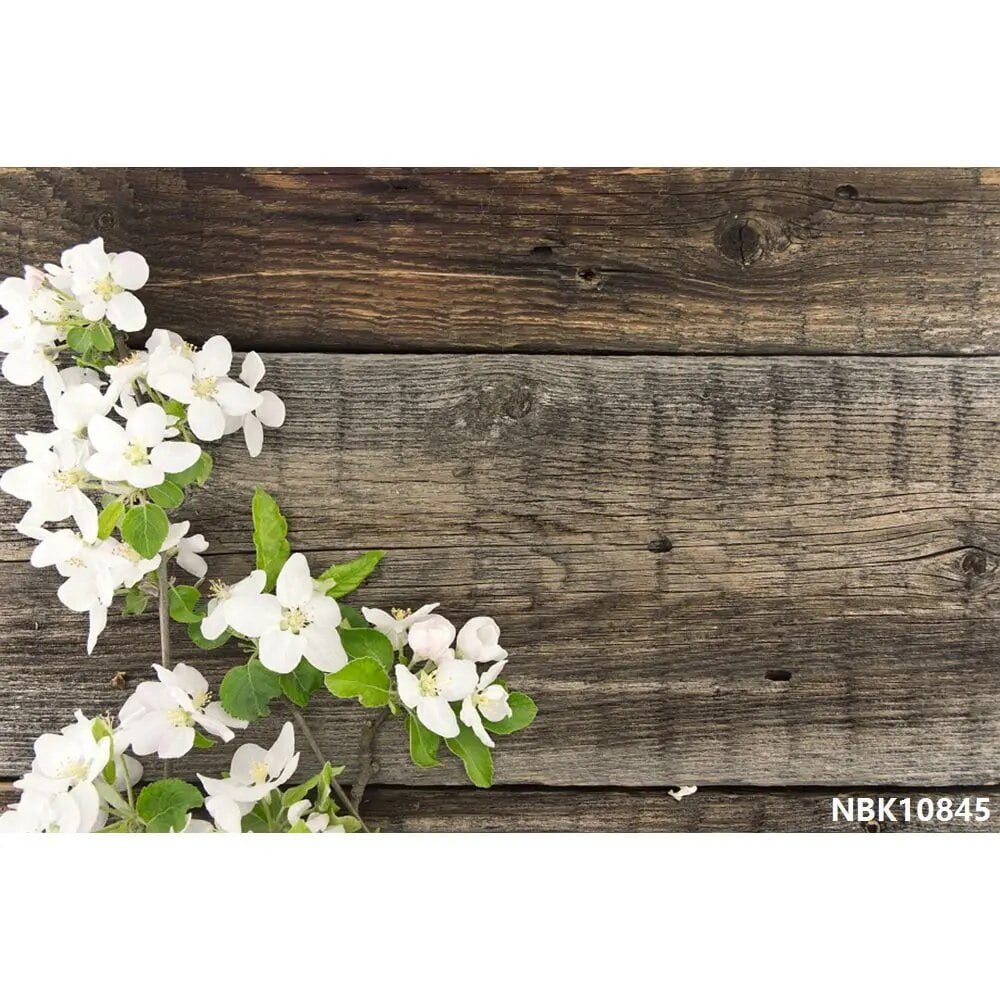 Old Wooden Board Photophone Flowers Blossom Petals Planks Photography ...