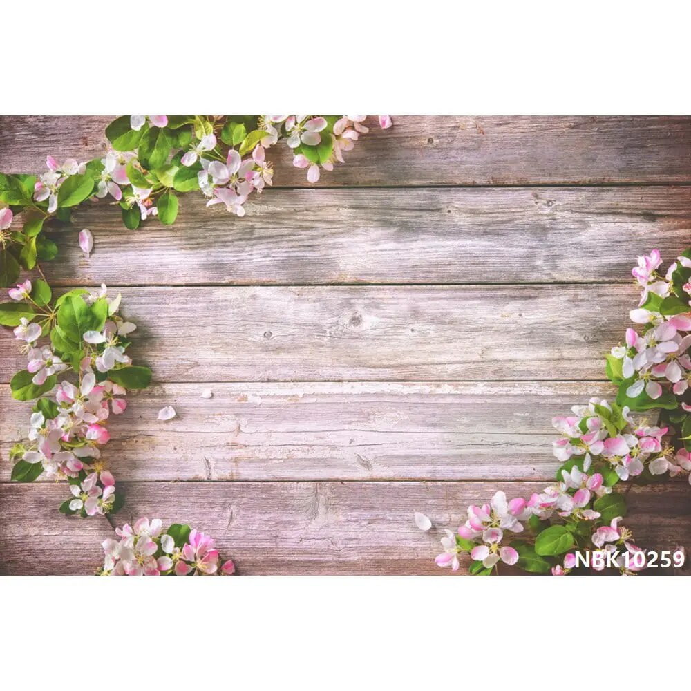 Old Wooden Board Photophone Flowers Blossom Petals Planks Photography ...