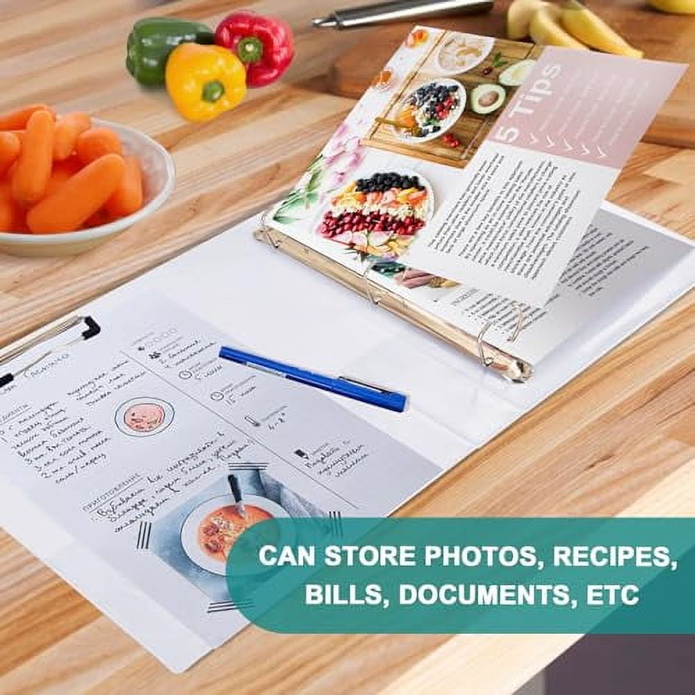 Old Wooden Decorative 3 Ring Binder 1.5 Inch Large View Binders with ...