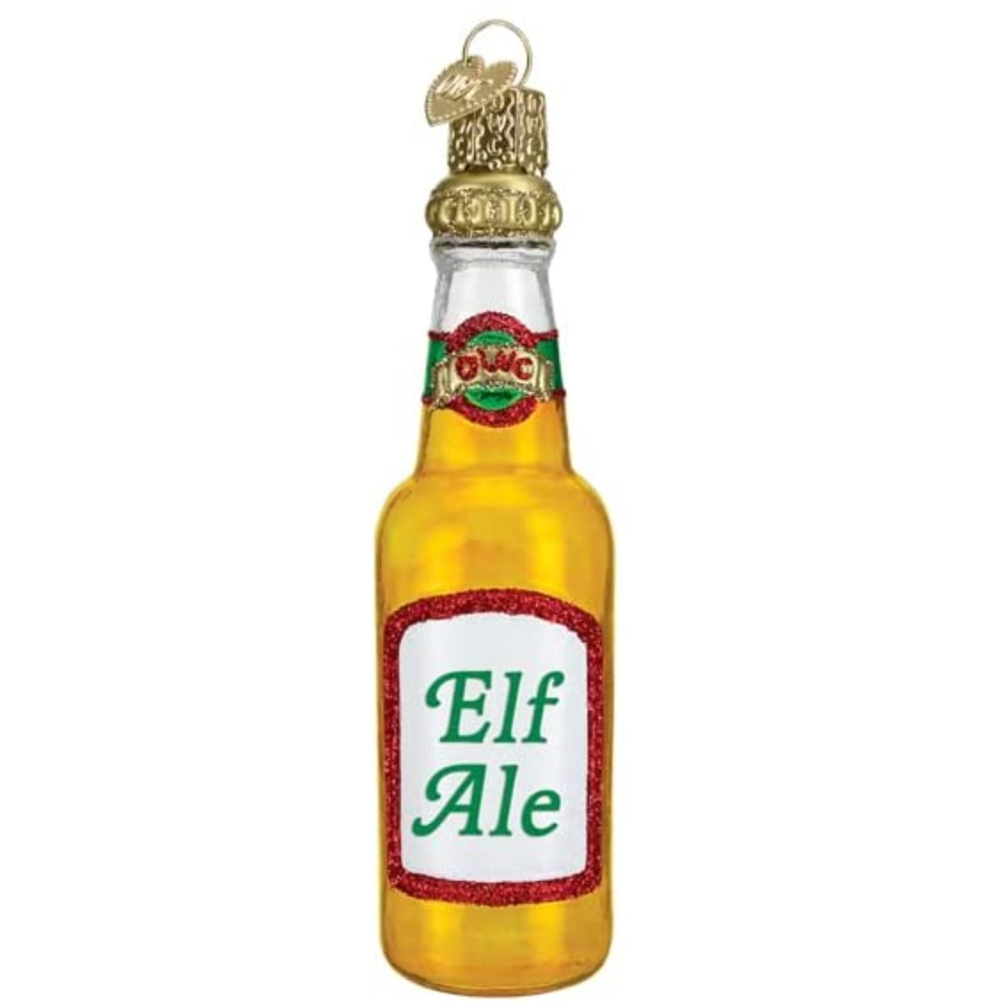 Elf Ale Beer Bottle Ornament - Walmart.com