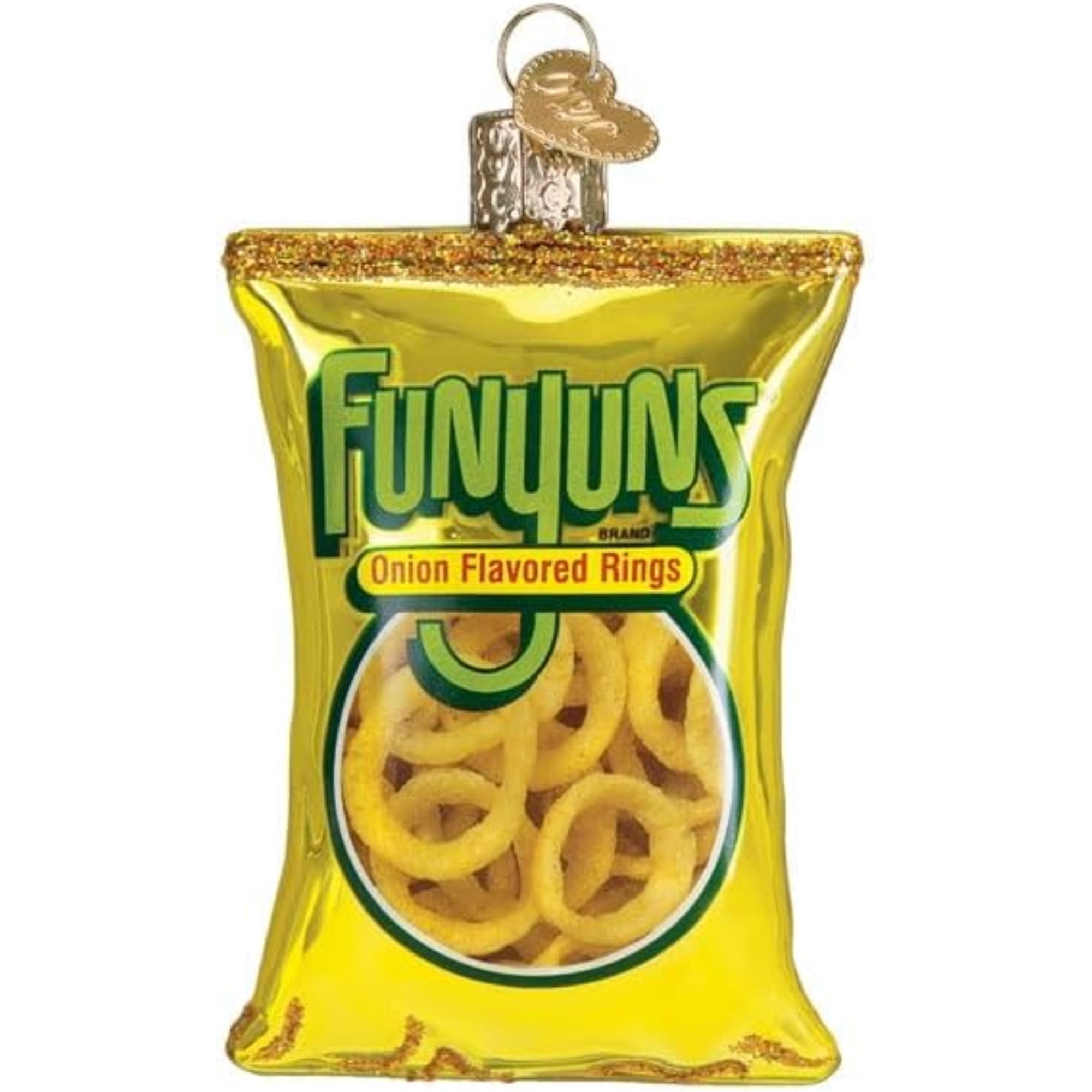 Old World Christmas Blown Glass Ornament for Christmas Tree, Funyuns ...