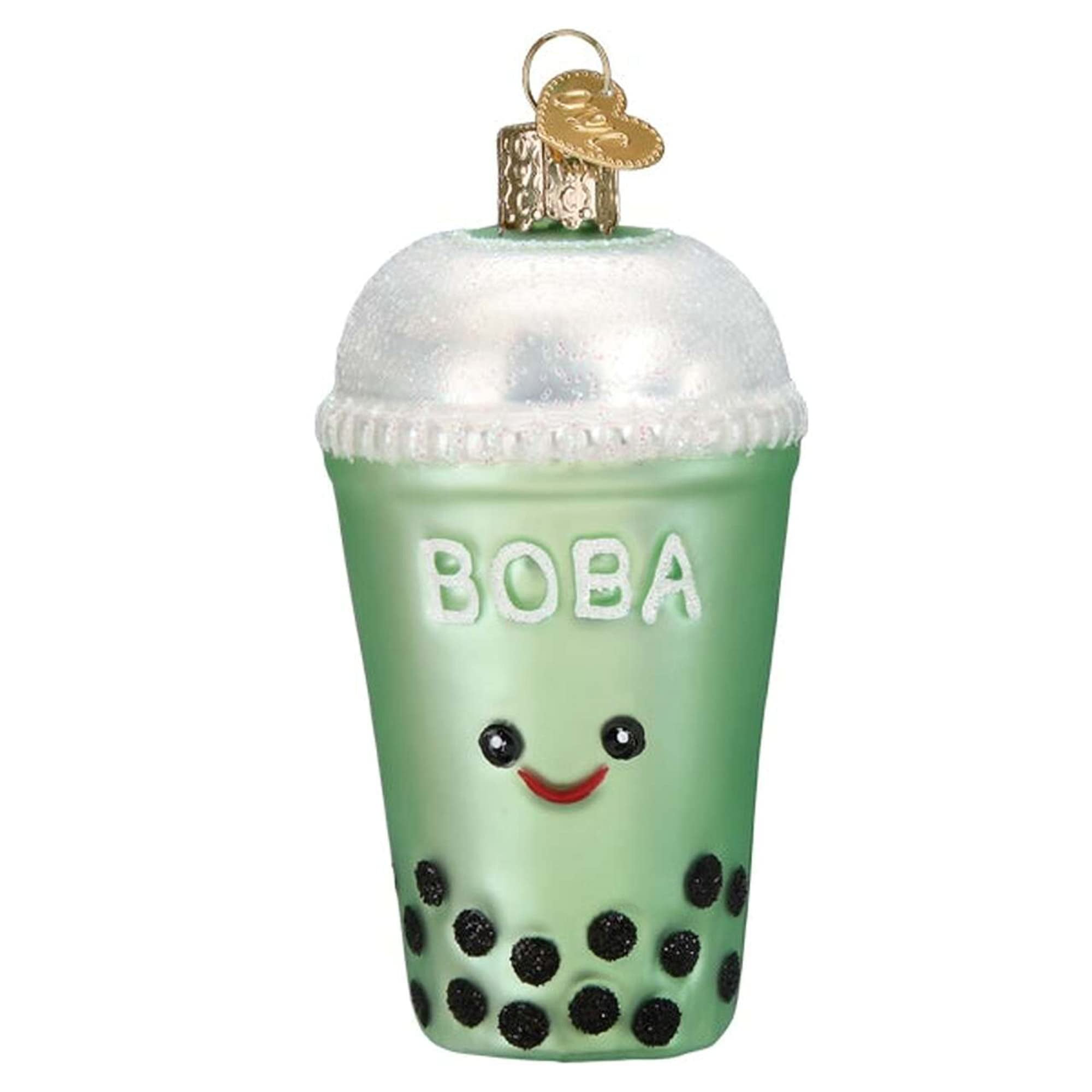 Old World Christmas Boba Tea Glass Blown Ornament for Christmas Tree ...