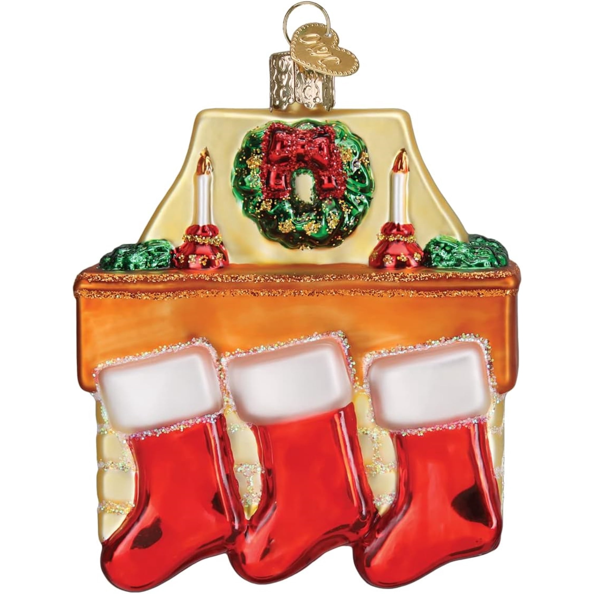 Old World Christmas Glass Blown Ornament for Christmas Tree, Family of ...