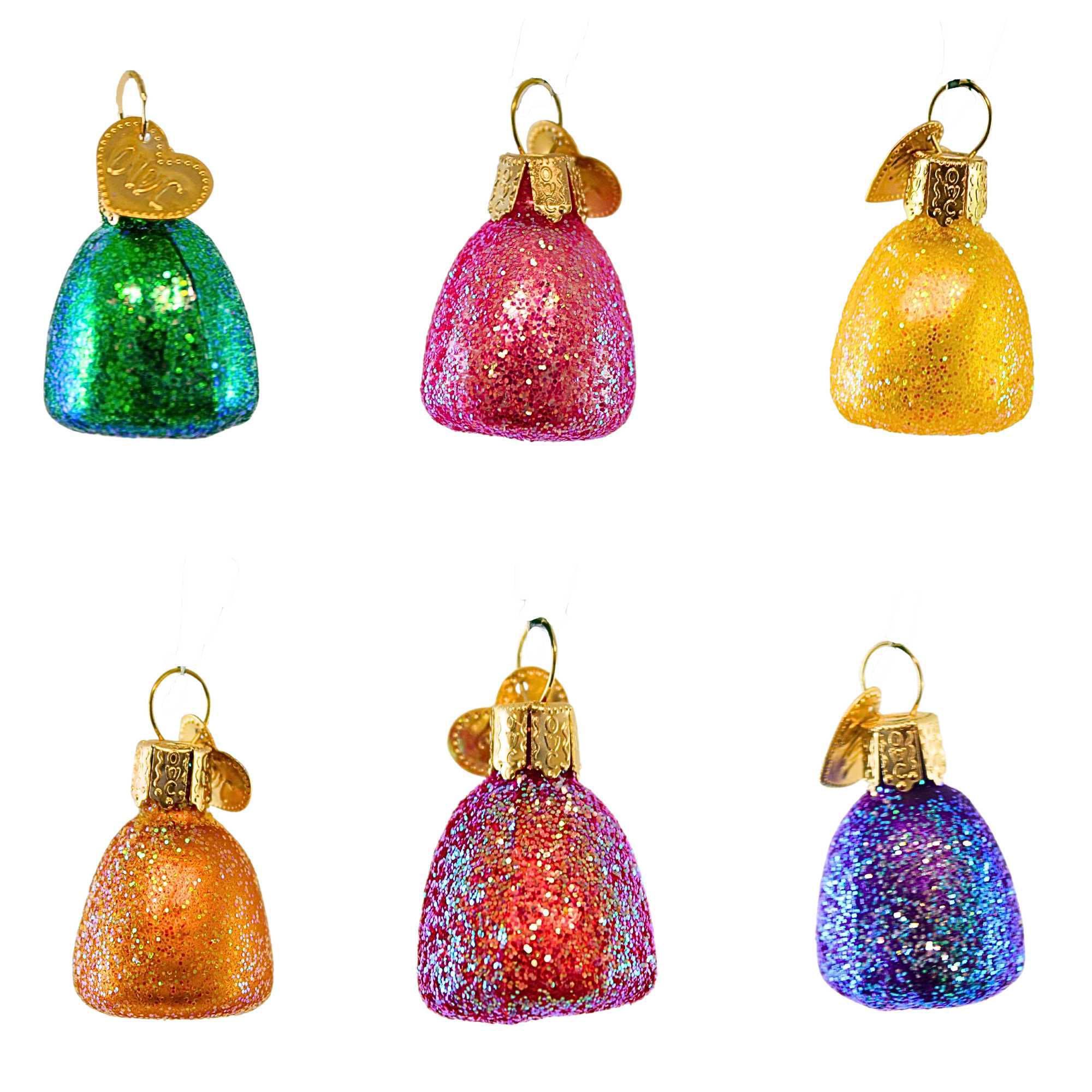 Old World Christmas Gum Drop Set - 6 Ornaments 1.25 Inch, Glass - Candy ...