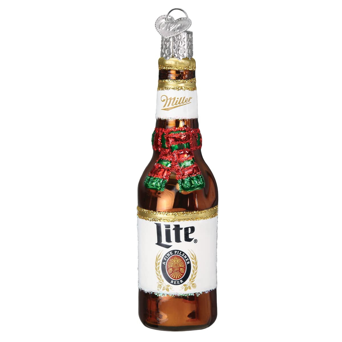 Old World Christmas Miller Lite Longneck Beer Cheer Ornament, Beverage ...