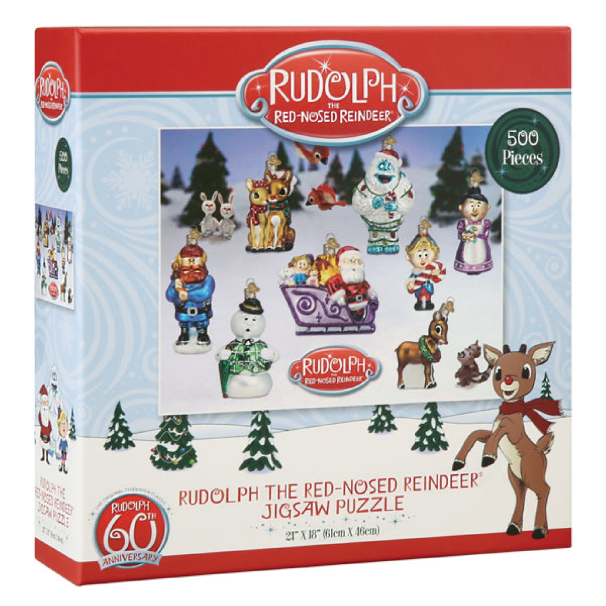 Old World Christmas Rudolph The Red-Nosed Reindeer Jigsaw Puzzle, 500 ...