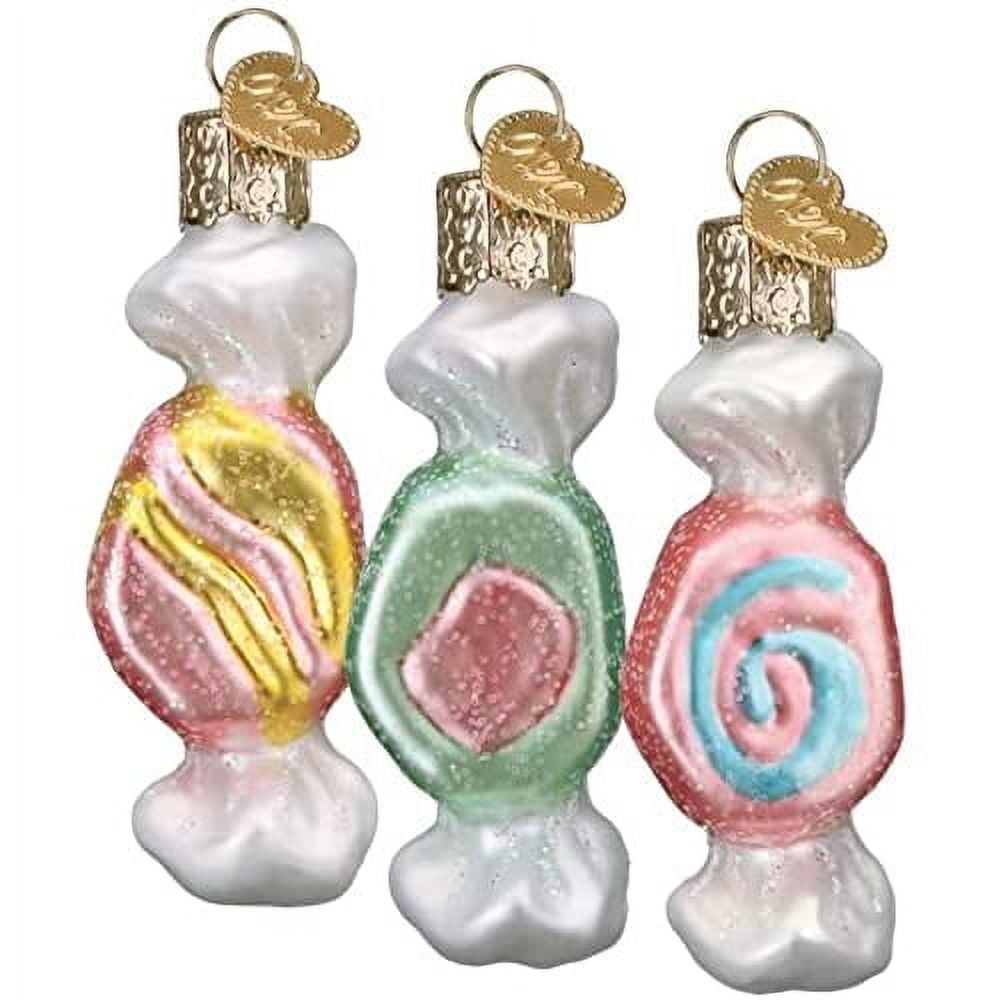 Old World Christmas Salt Water Taffy Set (3PC) Glass Blown Ornaments ...