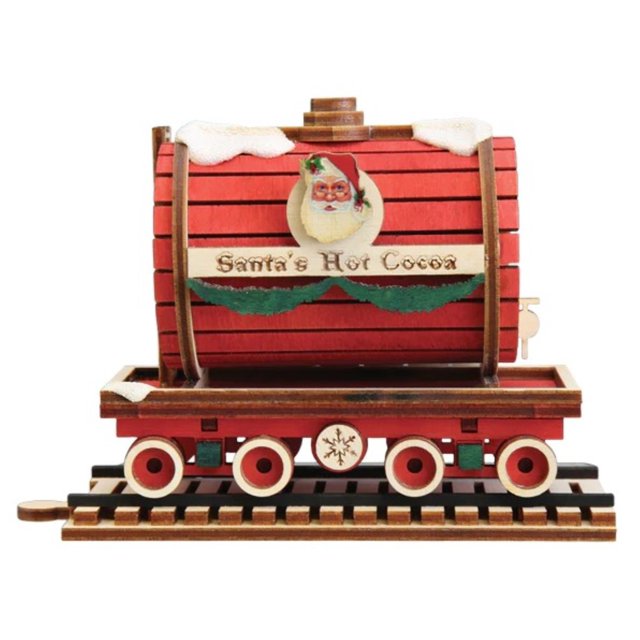 Old World Christmas Wooden Ornament for Christmas Tree, Santa's Hot ...